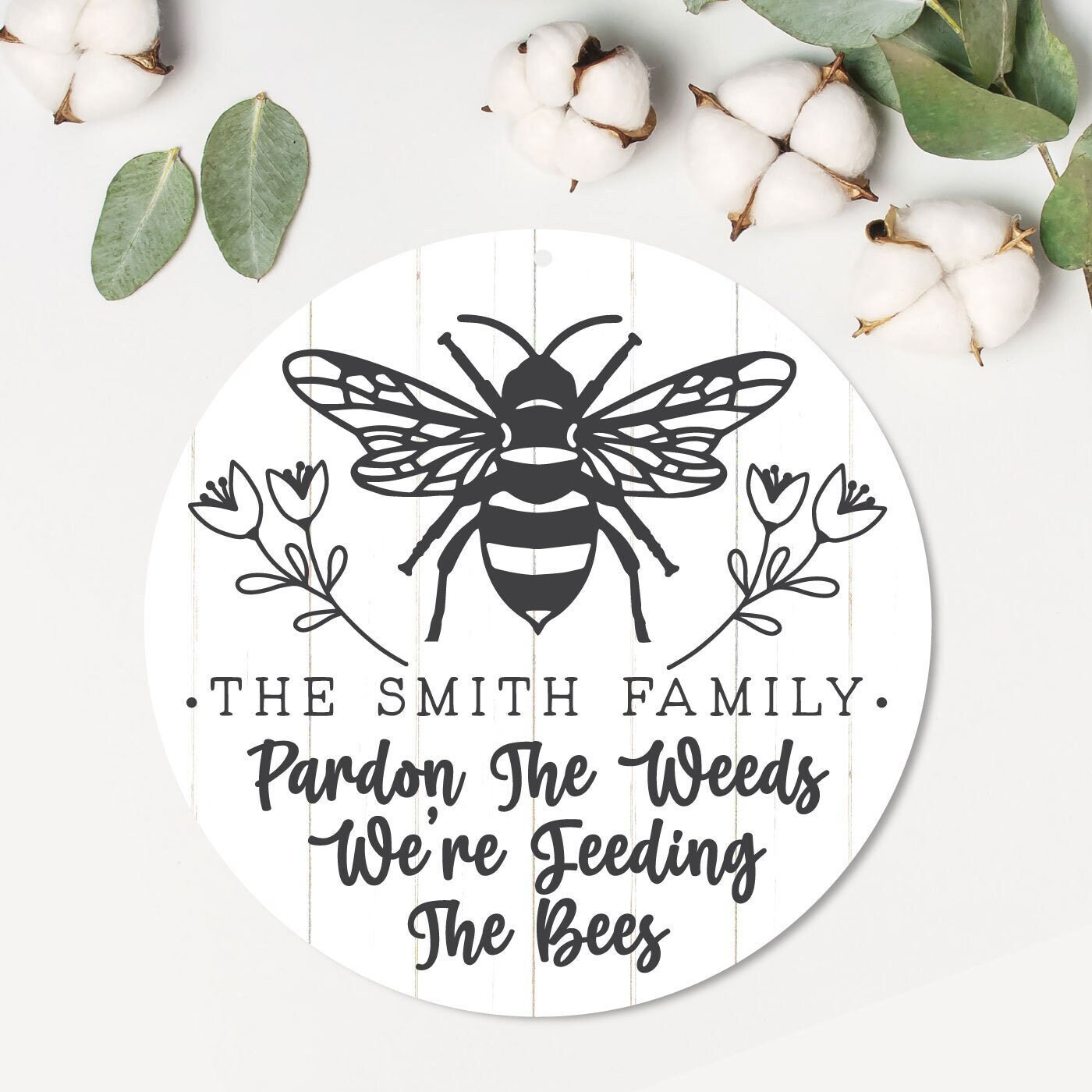 Bee Sign Feeding the Bees Sign Metal Pollinator Garden - Etsy