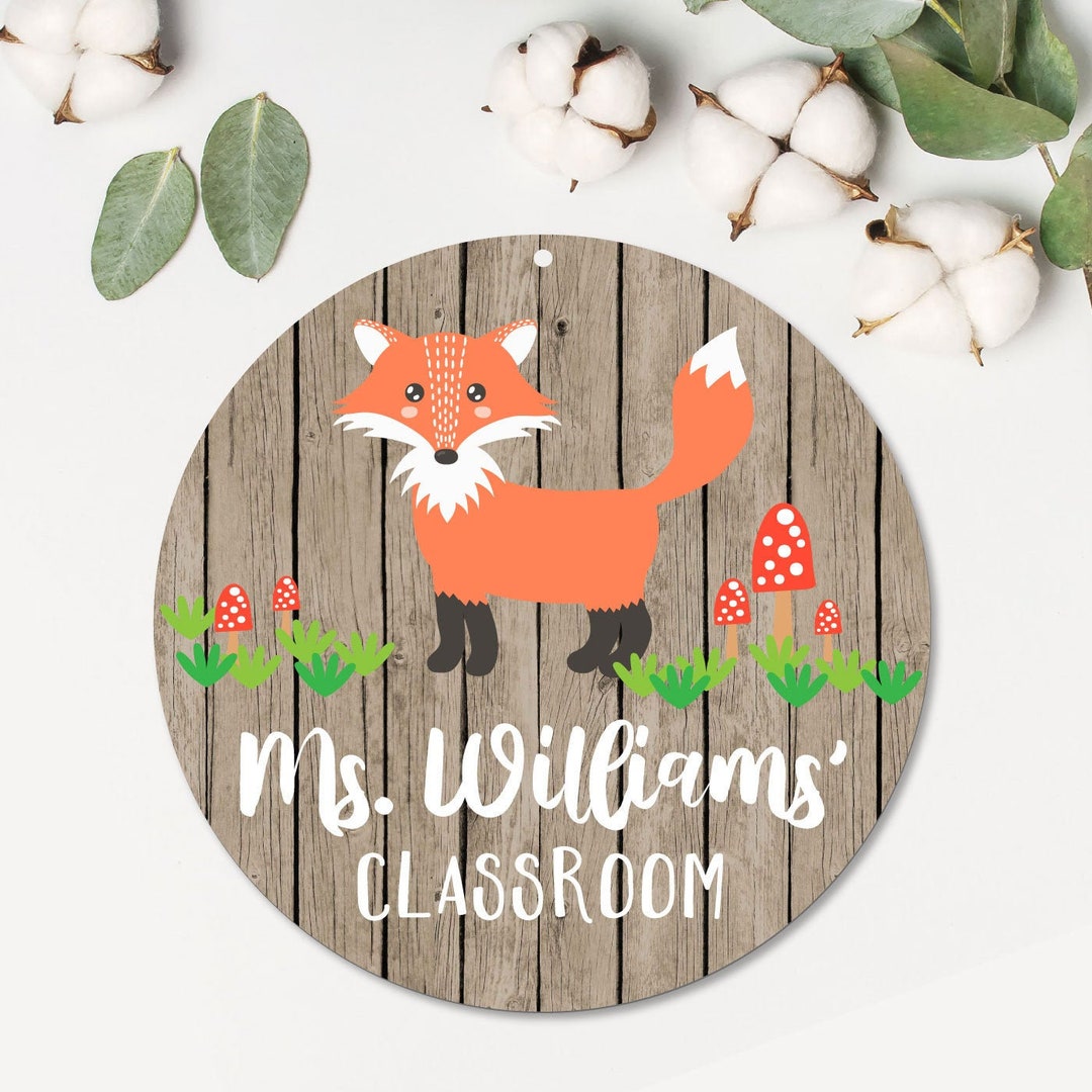 Teacher Door Sign Metal Classroom Sign Personalized Metal - Etsy
