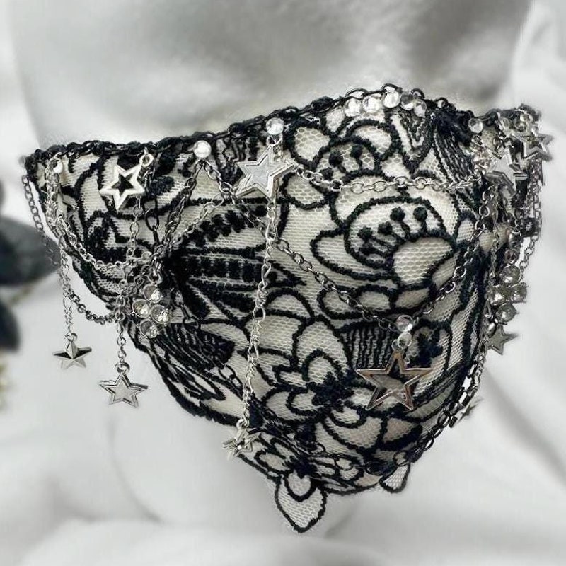 Gothic Face Mask - Etsy