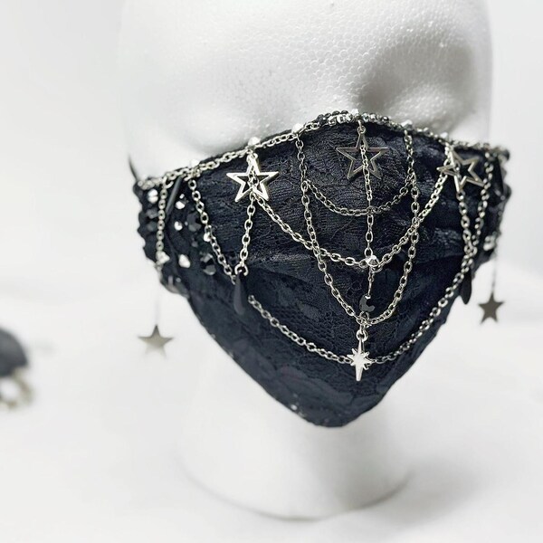 Lace Mask - Etsy