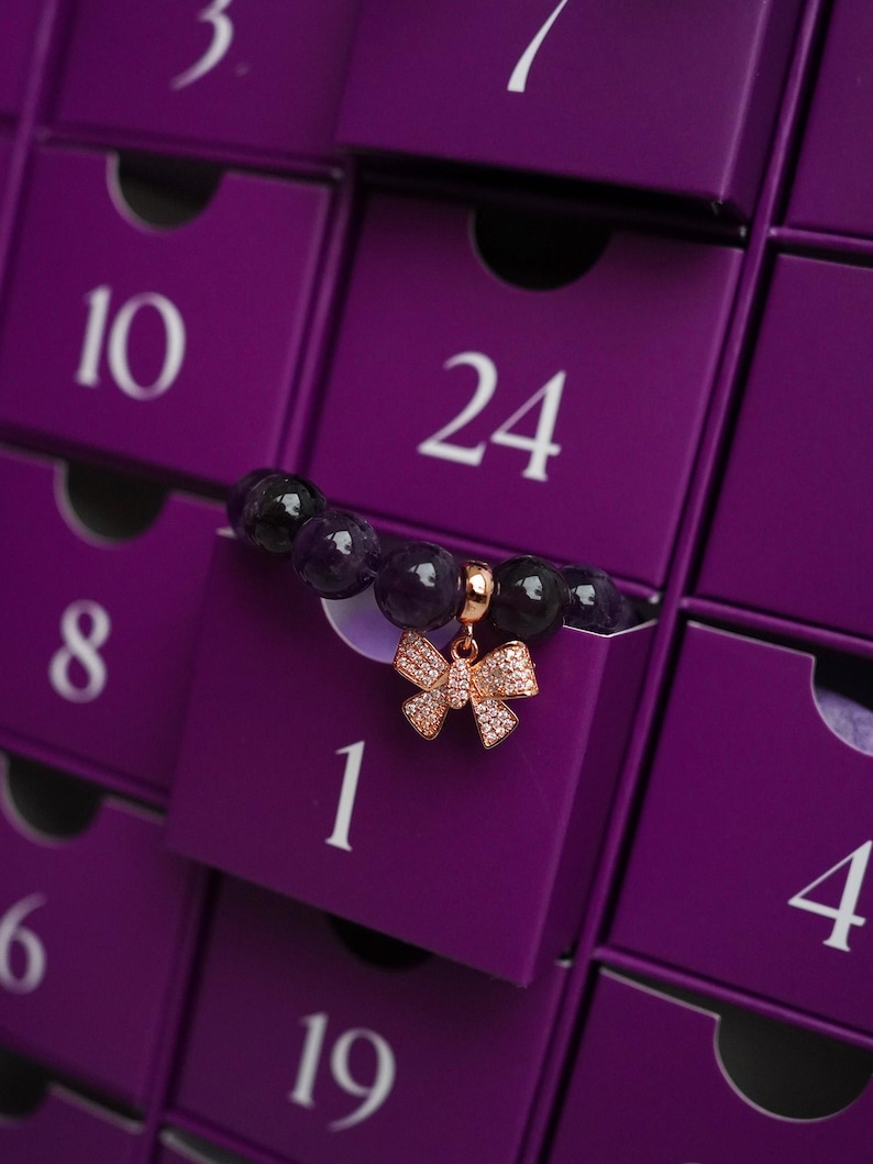 Luxury Jewelry Advent Calendar: 18K Gold-plated Crystals, Handmade ...