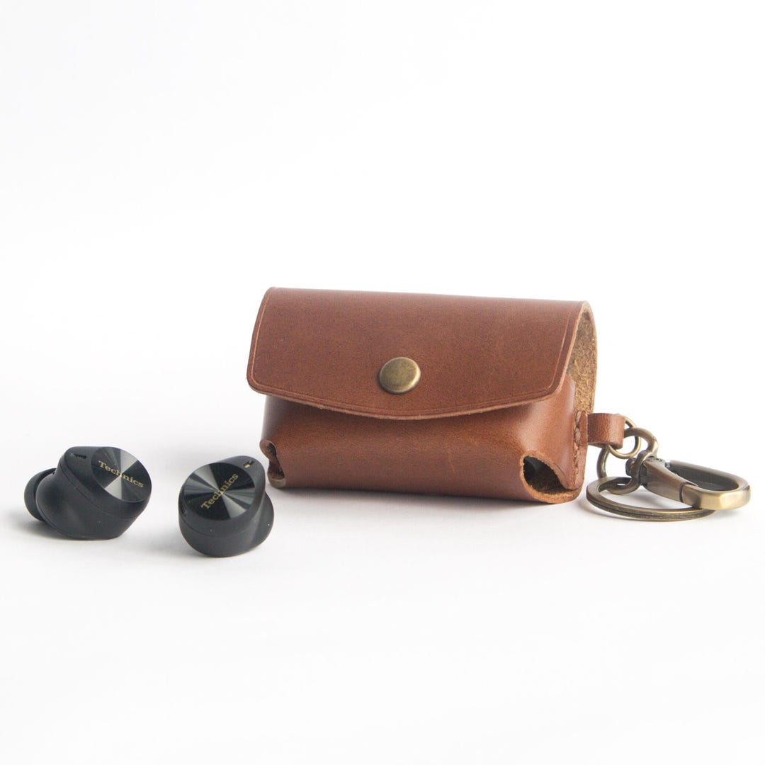 Technics EAH-AZ100 AZ80 Leather IEM Case – Handmade Personalized Earbud ...