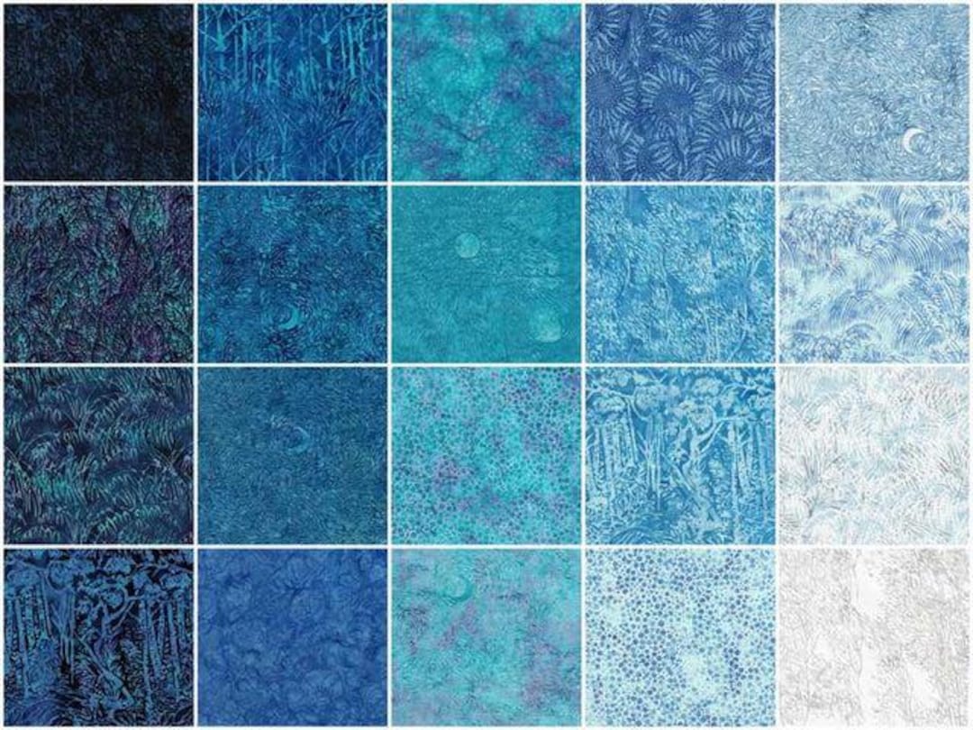 Quilt Top Fabric, Island Batik, Layer Cake Squares, 10" Squares, Jelly ...