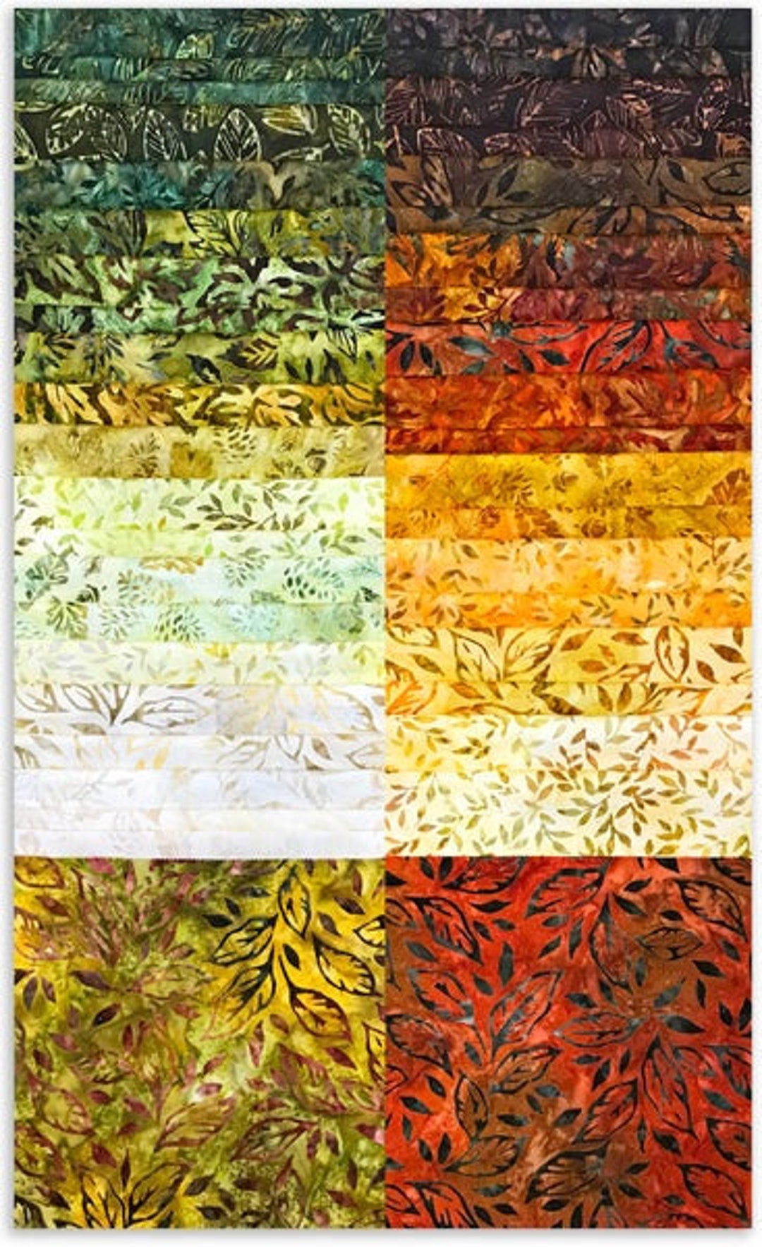 Quilt Top Fabric, Autumn Skies, Artisan Batiks, Kaufman Fabrics, Layer ...