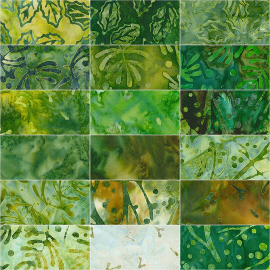 Quilt Top Fabric, Wintergreen, Artisan Batiks, Robert Kaufman Fabrics ...