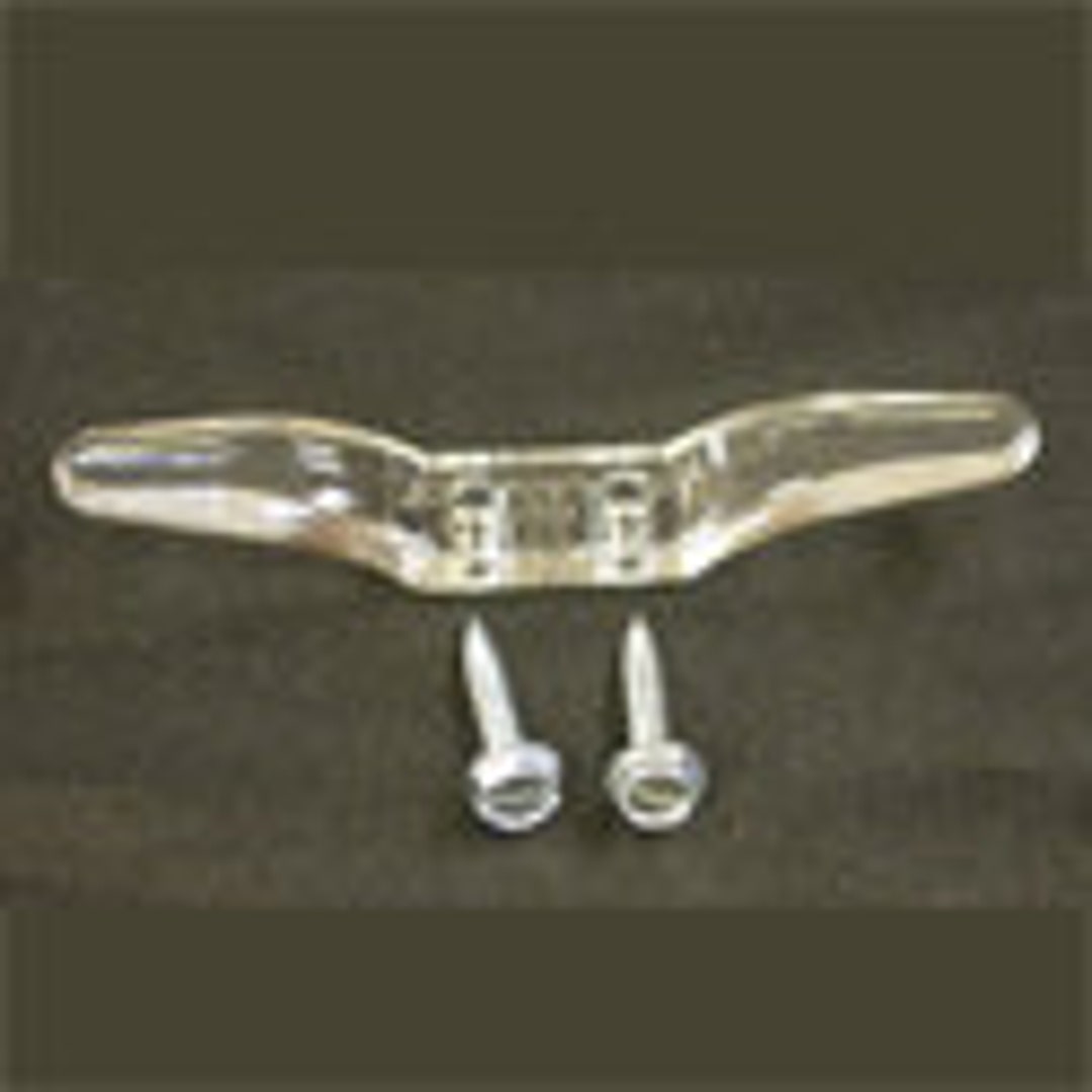 Small Clear Shade Cord Cleats 2 Pcs. for Roman Austrian London Balloon ...