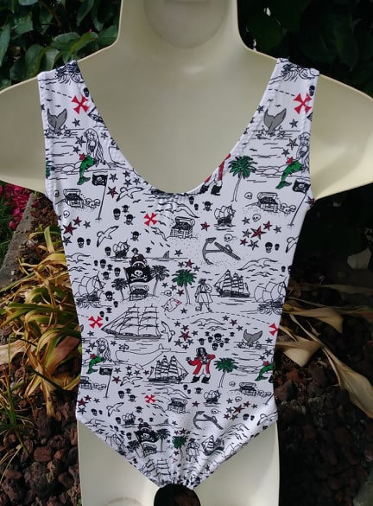 Pirate Themed Leotard Swimsuit Bathing Suit for Dance - Etsy