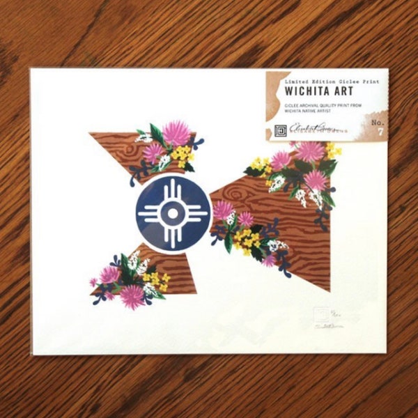 Wichita Flag Art - Etsy