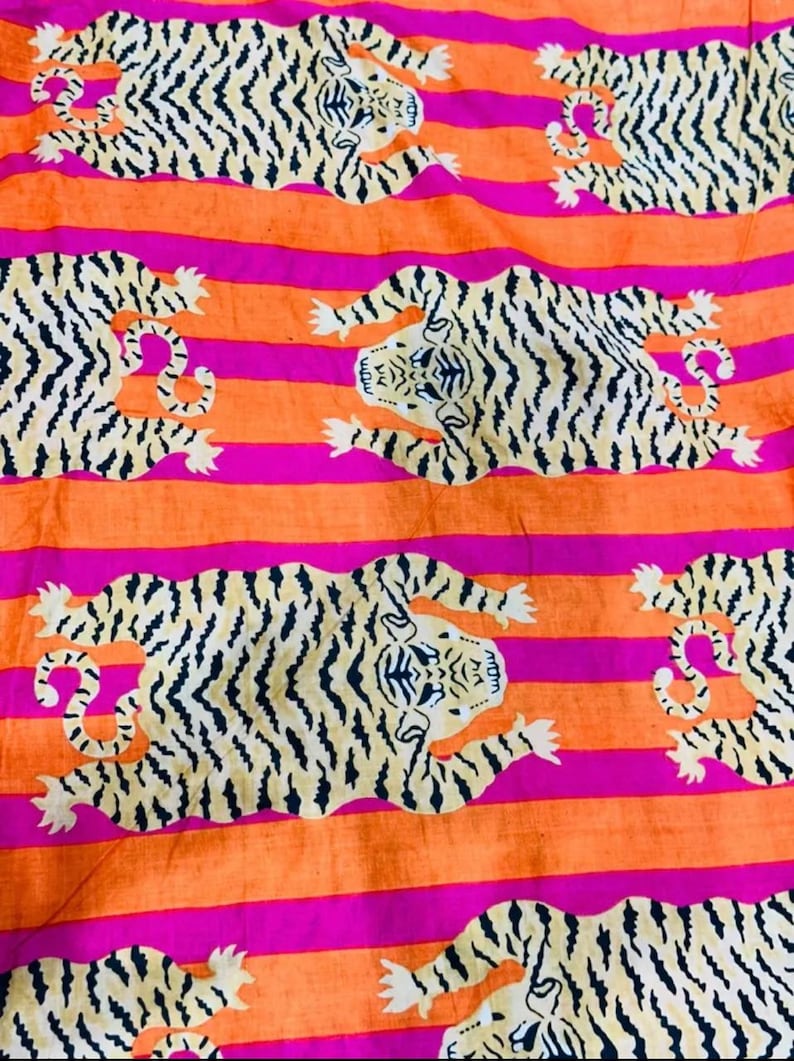 Hand Block Print Cotton Fabric, Floral Sewing Material by the Yard - Etsy
