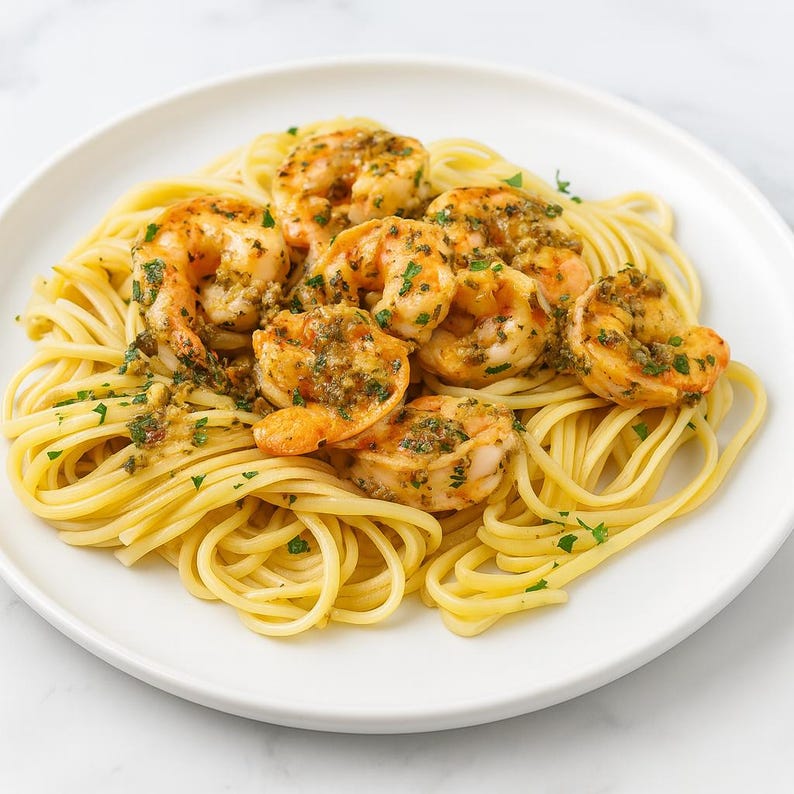 Cowboy Butter Shrimp Scampi Recipe: Instant PDF Download - Etsy