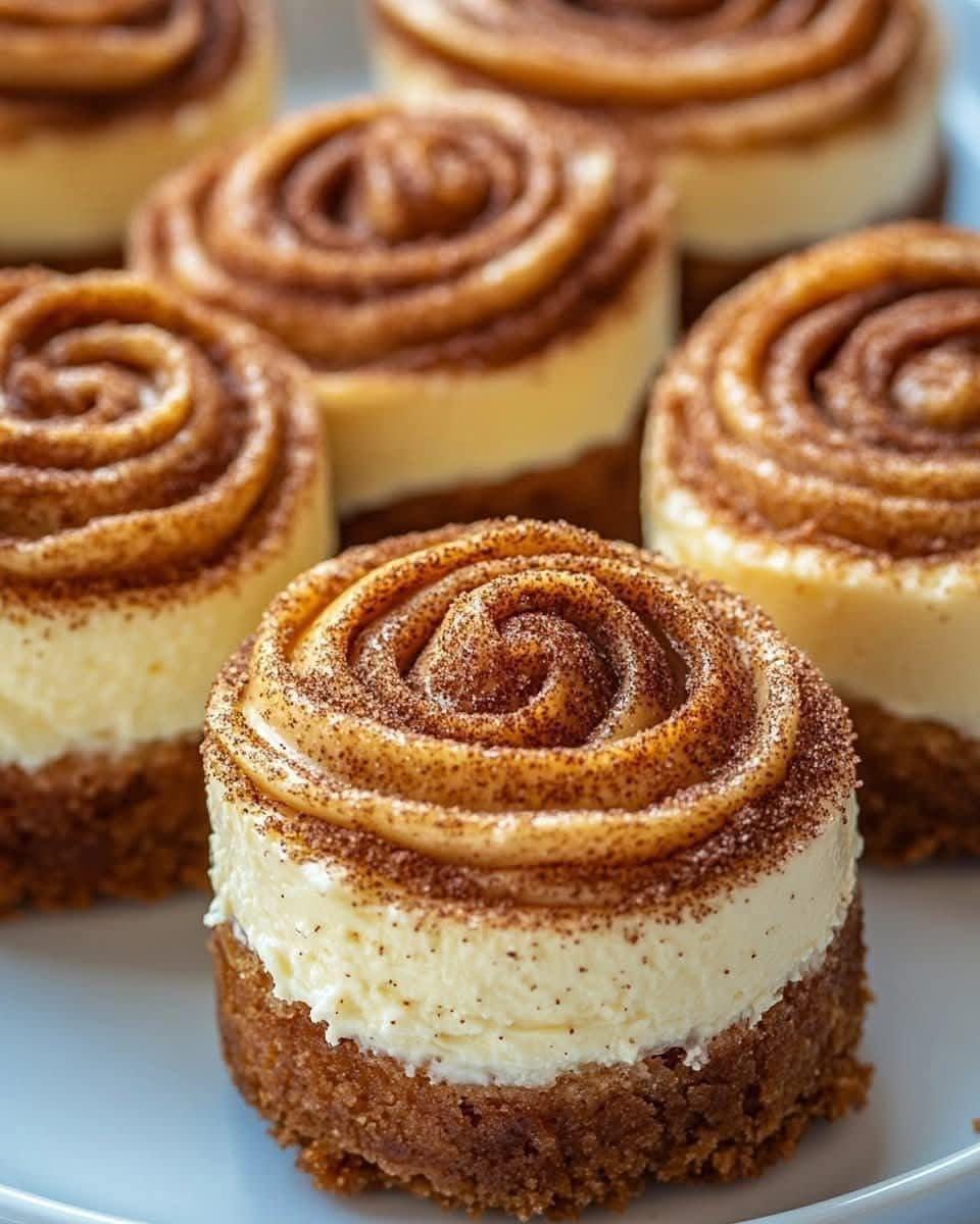 Mini Cinnamon Roll Cheesecake Recipe: Easy Family Dessert (PDF Download ...