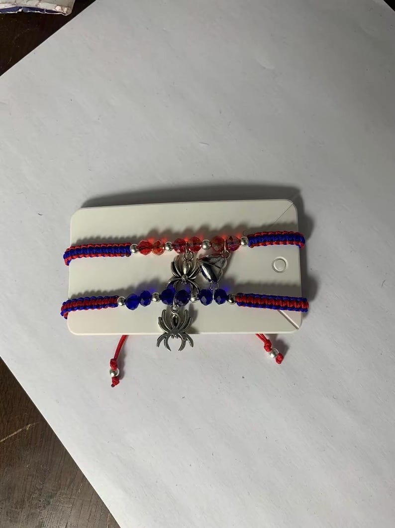 Spider-man Magnetic Matching Bracelets - Etsy