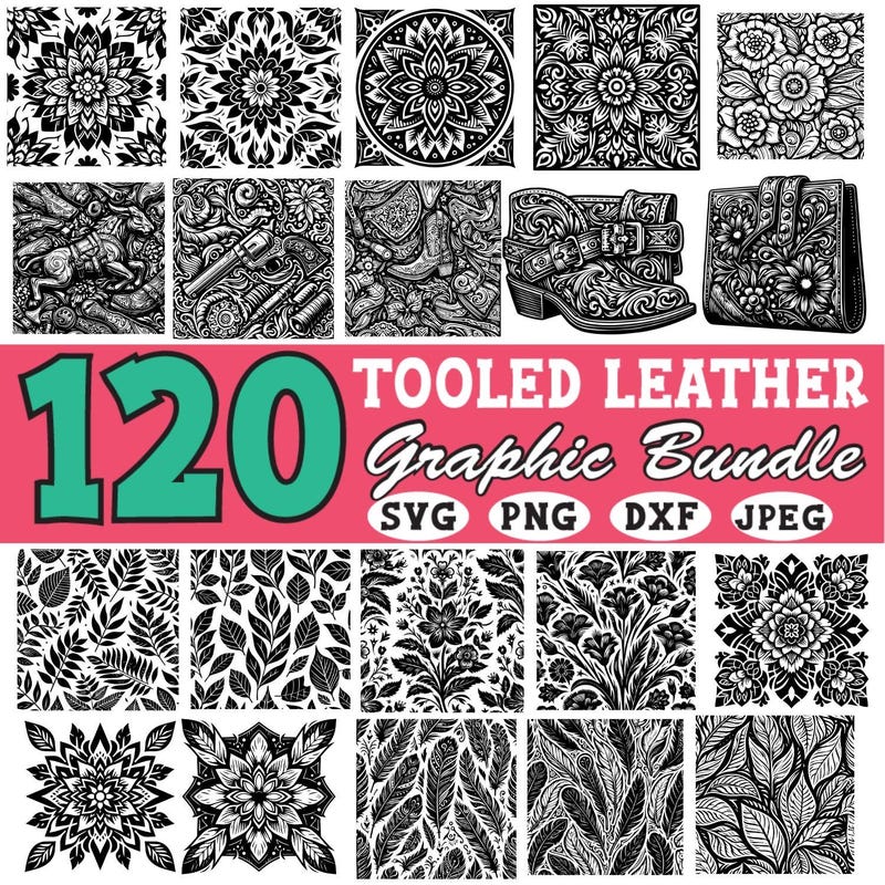 Paisley Print Leather - Etsy