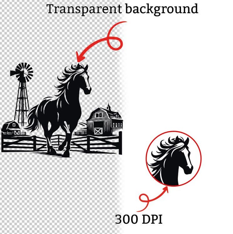 Farm Scene SVG Bundle: Rustic Tractor, Barn, Animals (digital Download ...