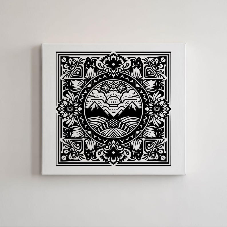 Mexican Pattern SVG Bundle: 160 Ethnic Tile Designs for Cricut & Laser ...