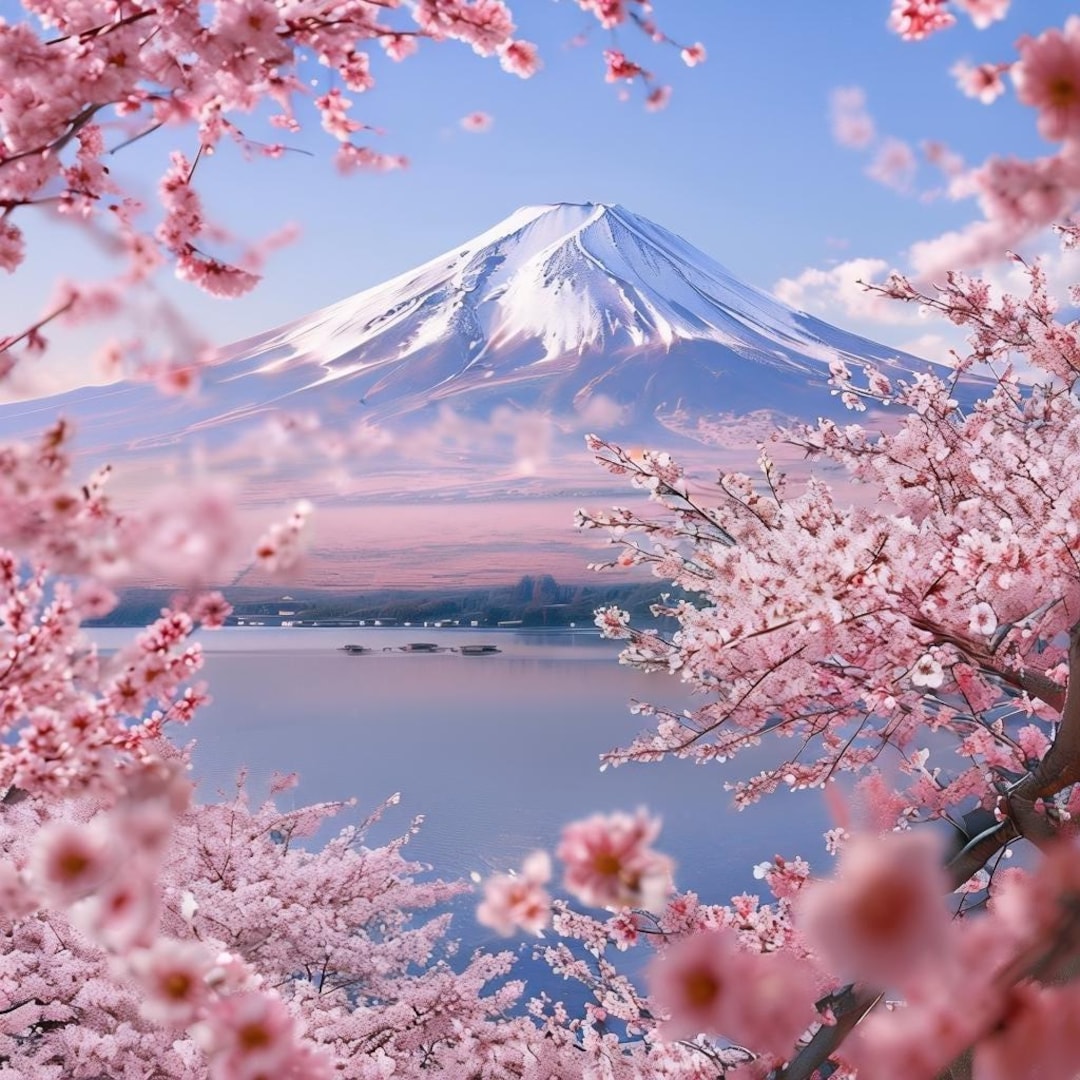 Japanpuzzle Mt Fuji Cherry Blossom Puzzle | Japan Travel Gift | Sakura ...