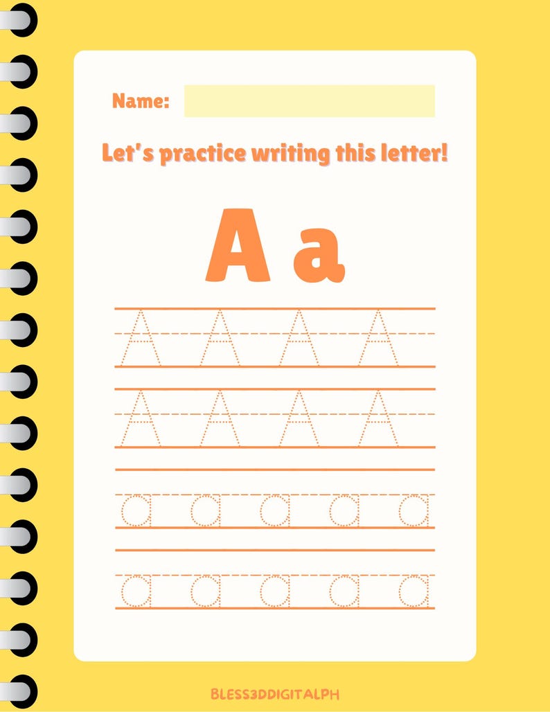 ABC Worksheets and Alphabet Tracing Bundle – Letter Practice, Coloring ...