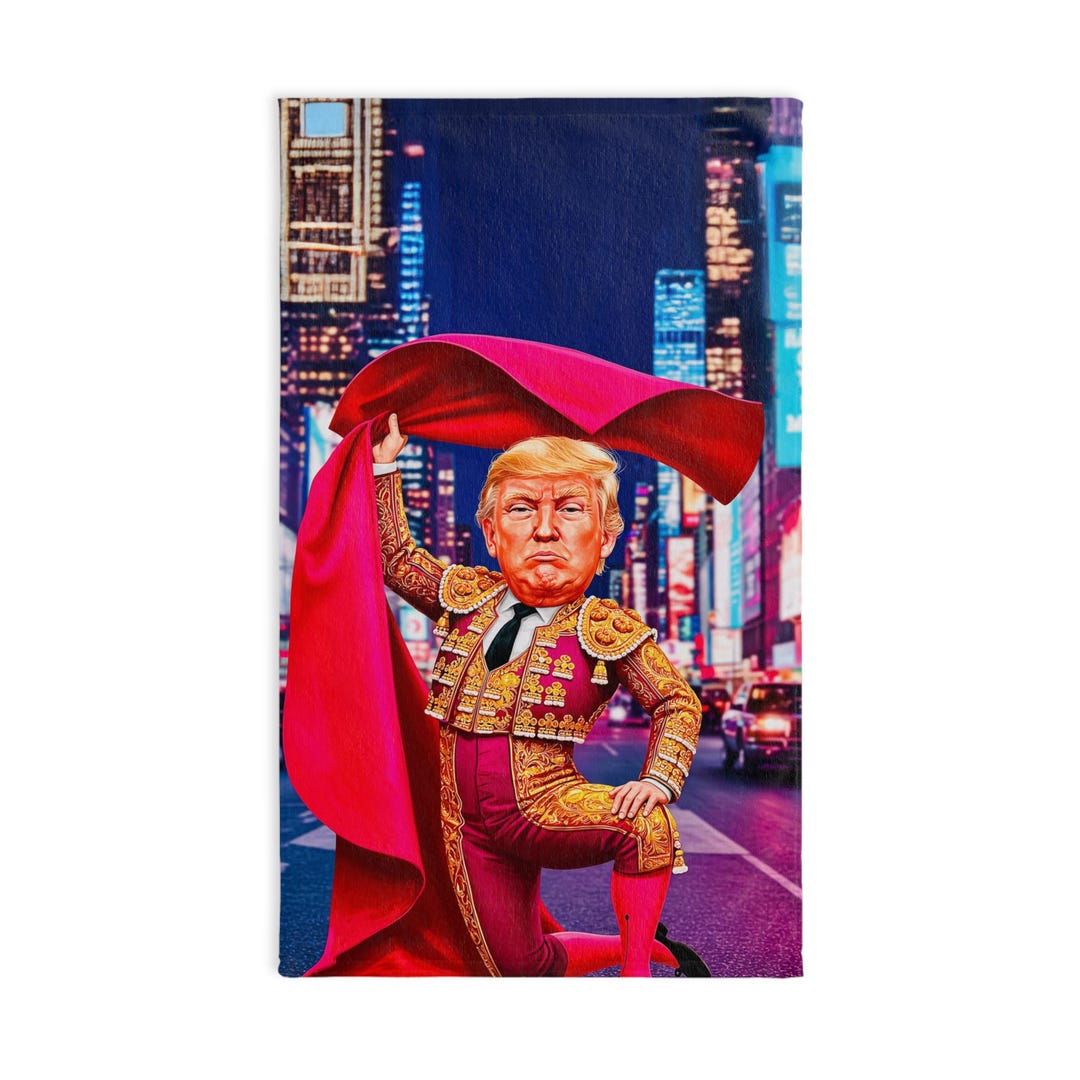 Matador Trump Hand Towel: Unique Kitchen Decor - Etsy
