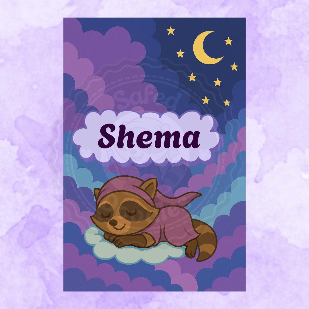 Shema Prayer Card Printable - Feminine - Etsy