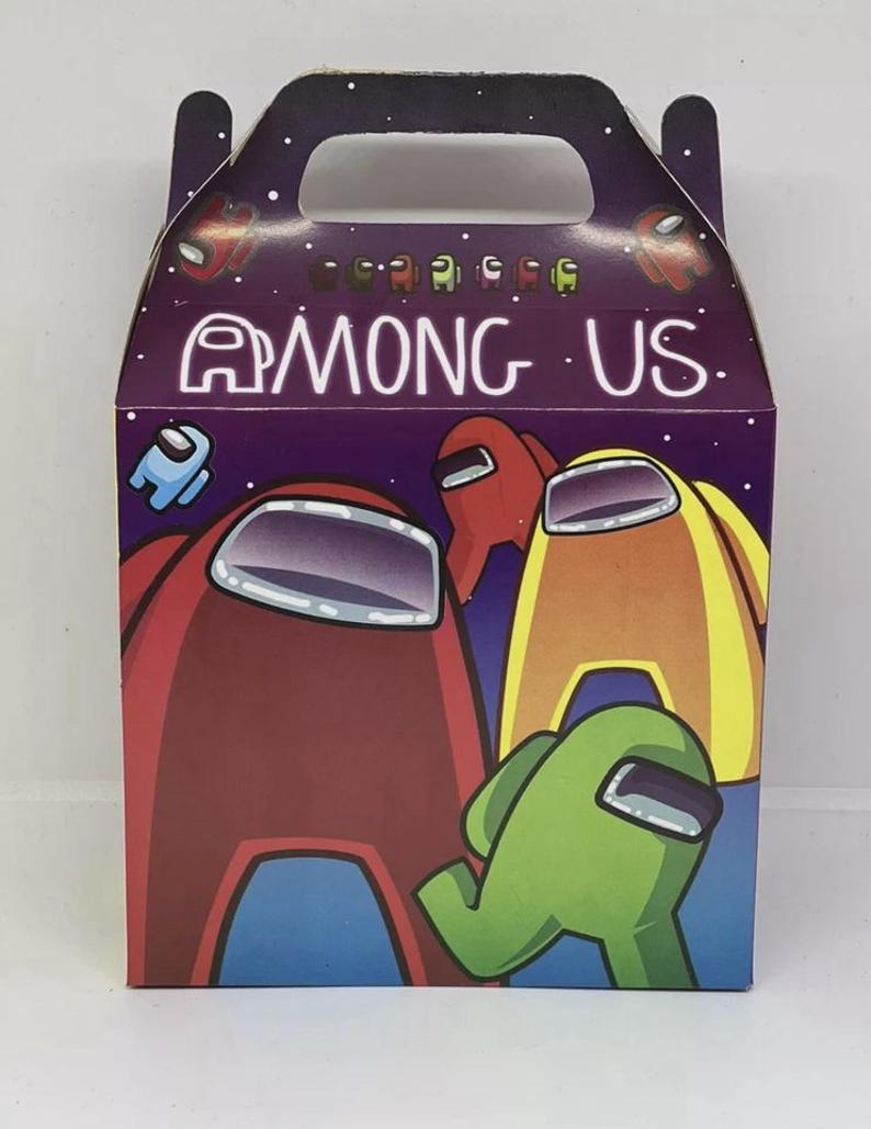 10 Ct. Pack - Among Us Candy Boxes / Paquete Con 10 Cajas De Among Us ...