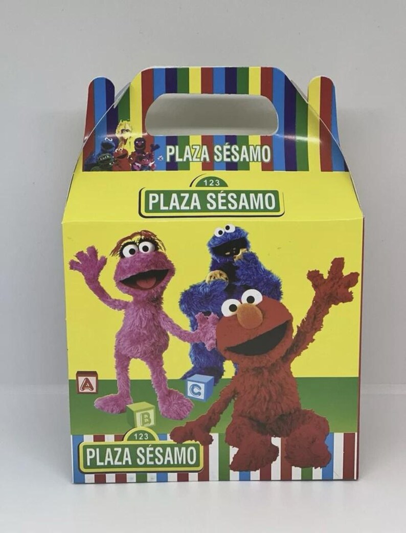 10 Ct. Pack - SESAME STREET Candy Boxes / Paquete Con 10 Cajas De Plaza ...