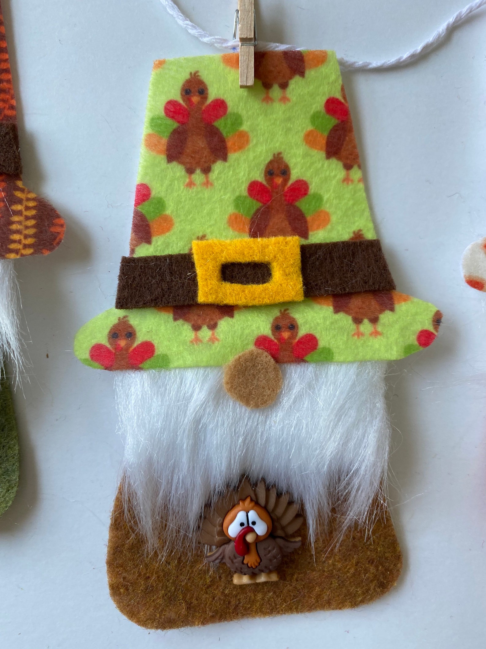 Set of 3 Fall Gnome Banners for September October November, Felt Autumn ...