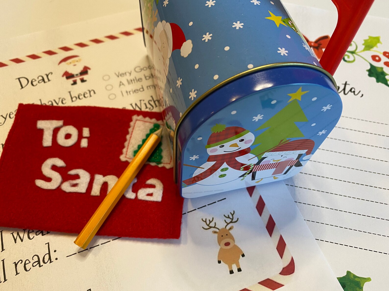 Letter Writing Kits for Children to Send Letters to Santa and - Etsy