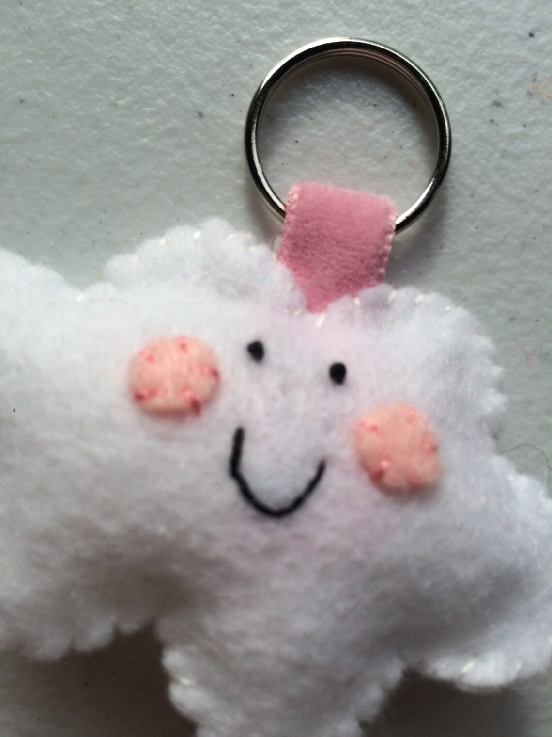 Cloud Felt Keychain - Etsy