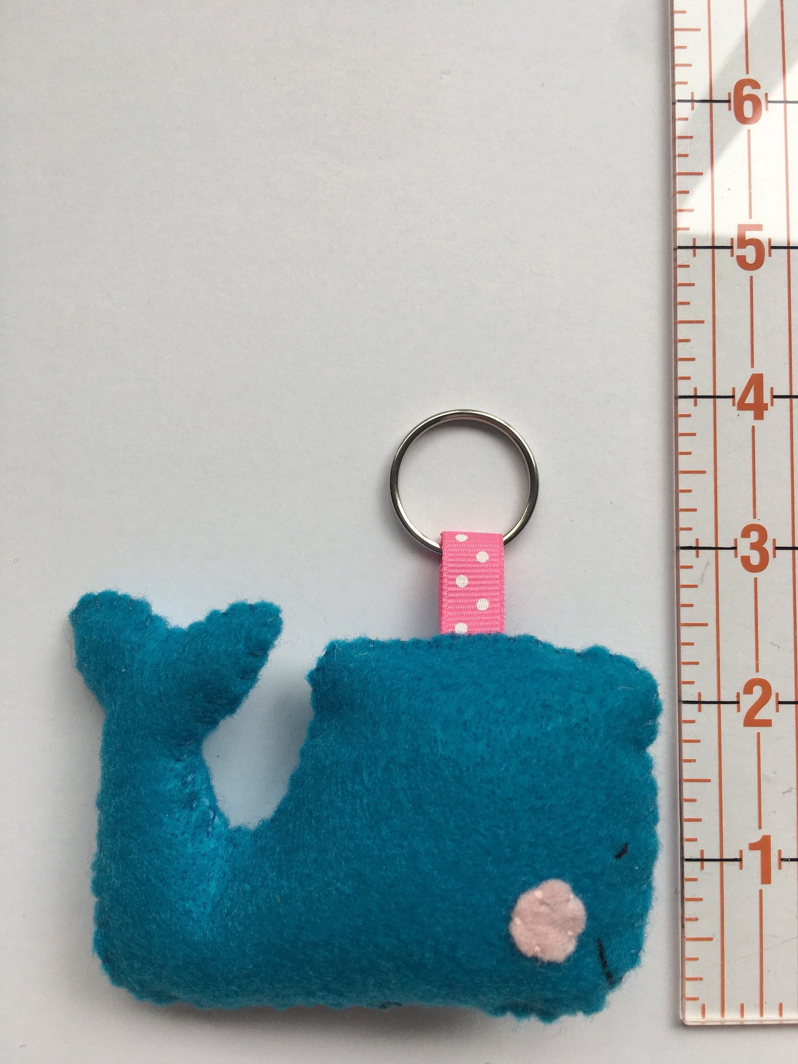 Whale Felt Keychain Kawaii Keychain Backpack Accesories | Etsy