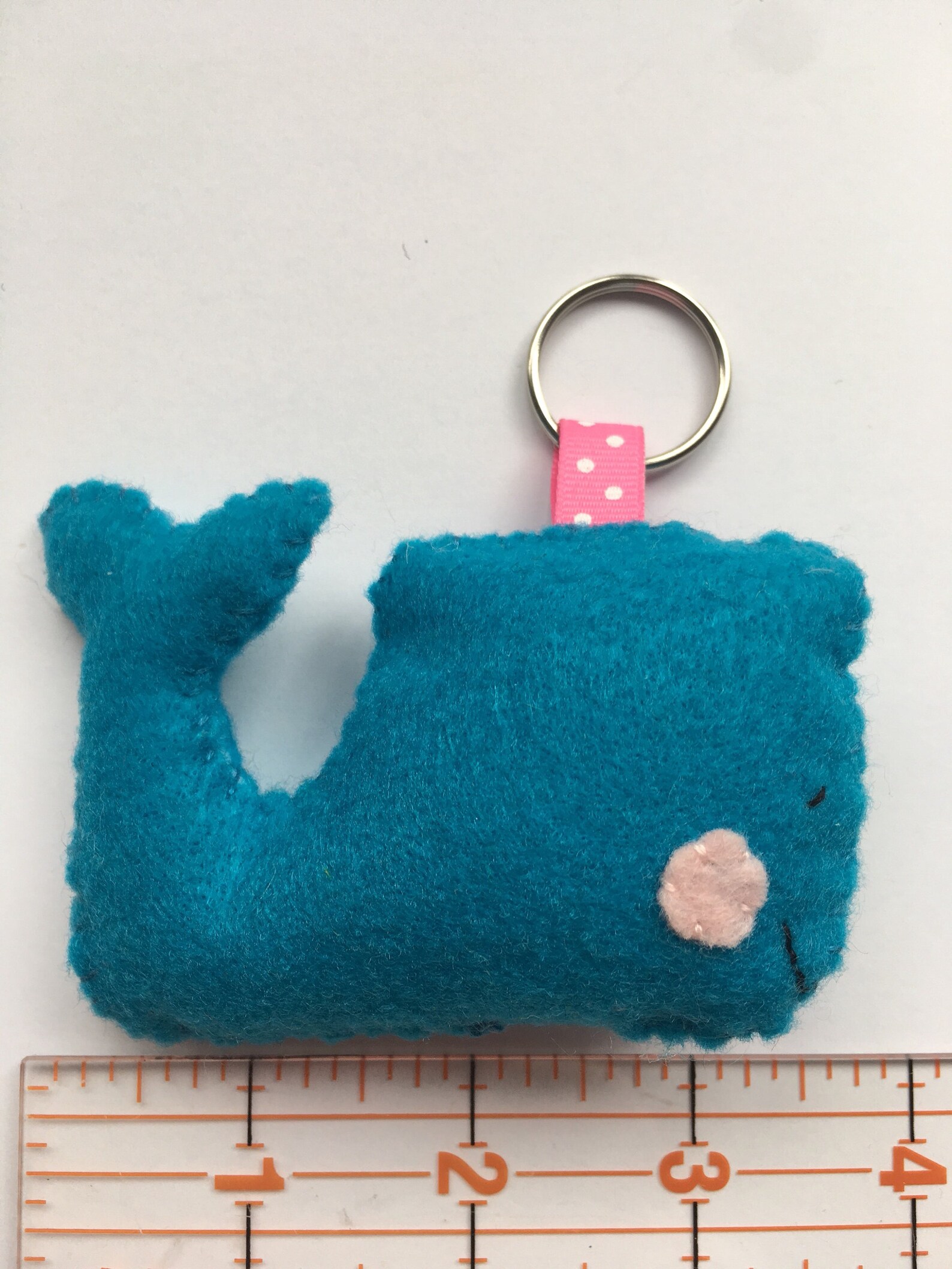 Whale Felt Keychain Kawaii Keychain Backpack Accesories | Etsy