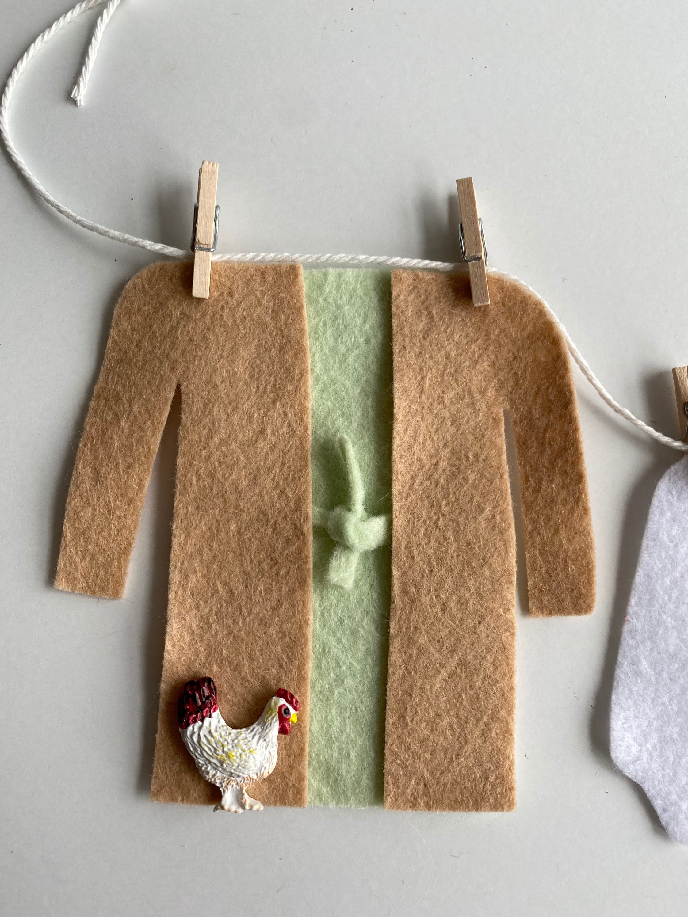 The Easter Story Nativity Clothesline Banner Miniature Felt - Etsy UK