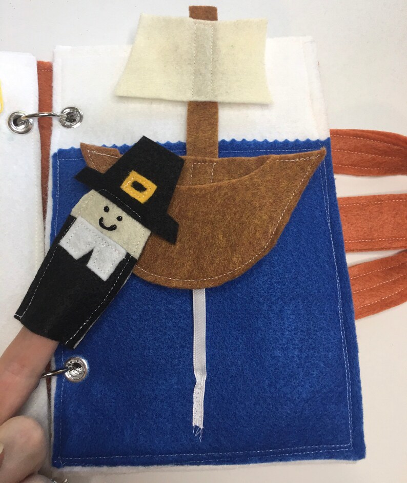 My Fall Thanksgiving Felt Mini Quiet Book - Etsy