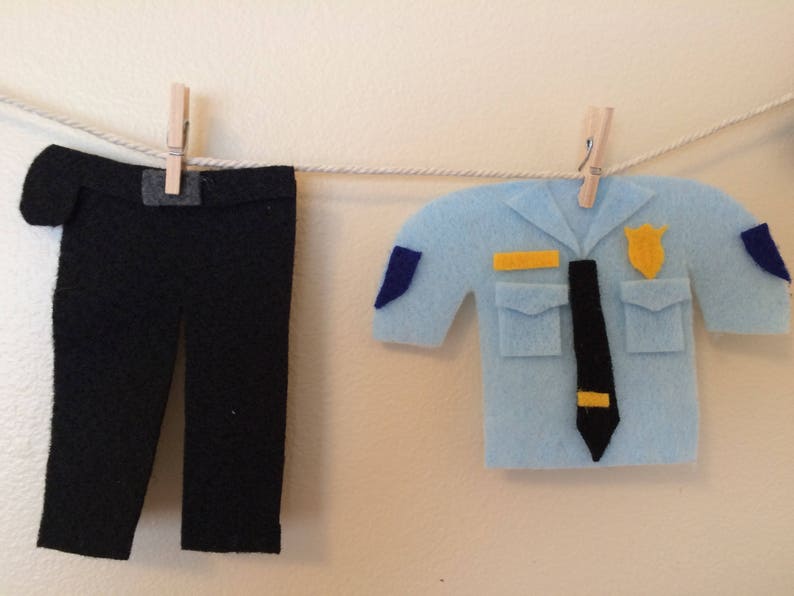 Policeman Clothesline Police Home Decor - Etsy