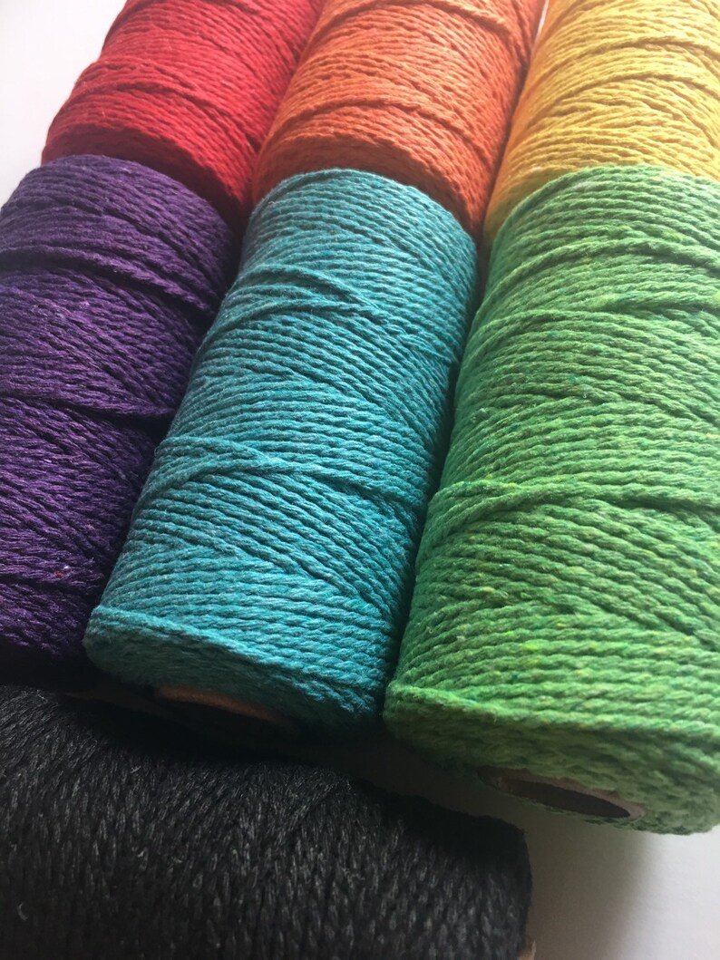 Add-on: Colored String for Clotheslines - 40 Inches Long, 2mm - Etsy