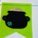St. Patricks Day Felt Banner Garland Bunting Pennants Wall Hanging ...