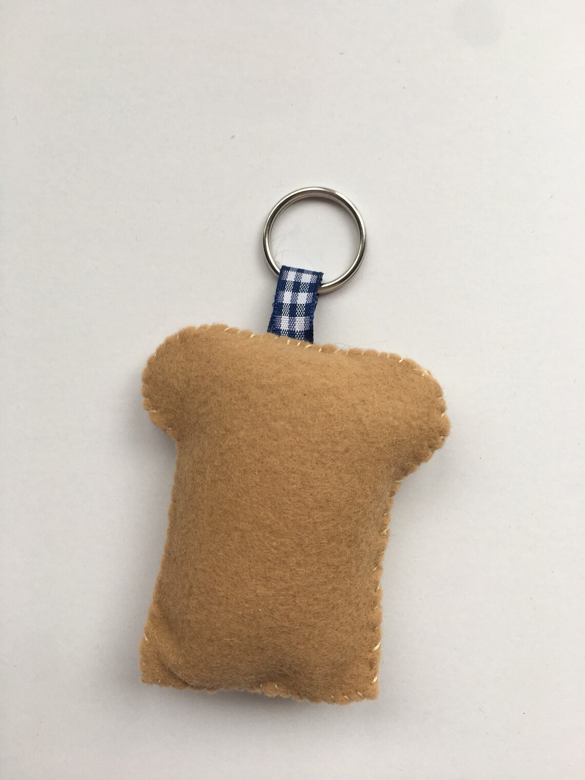 Happy Slice of Bread/toast Keychain | Etsy