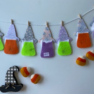 Set of 3 Fall Gnome Banners for September October November, Felt Autumn ...