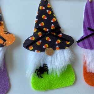 Set of 3 Fall Gnome Banners for September October November, Felt Autumn ...