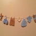 Baby Boy Felt Miniature Clothesline Laundry Line Bunting - Etsy