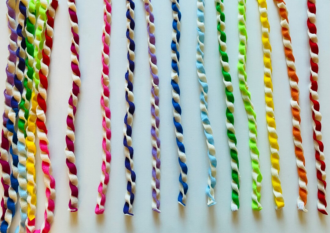 Twisted Felt Garland, Candy Themed String, Bunting, Decoration - Etsy