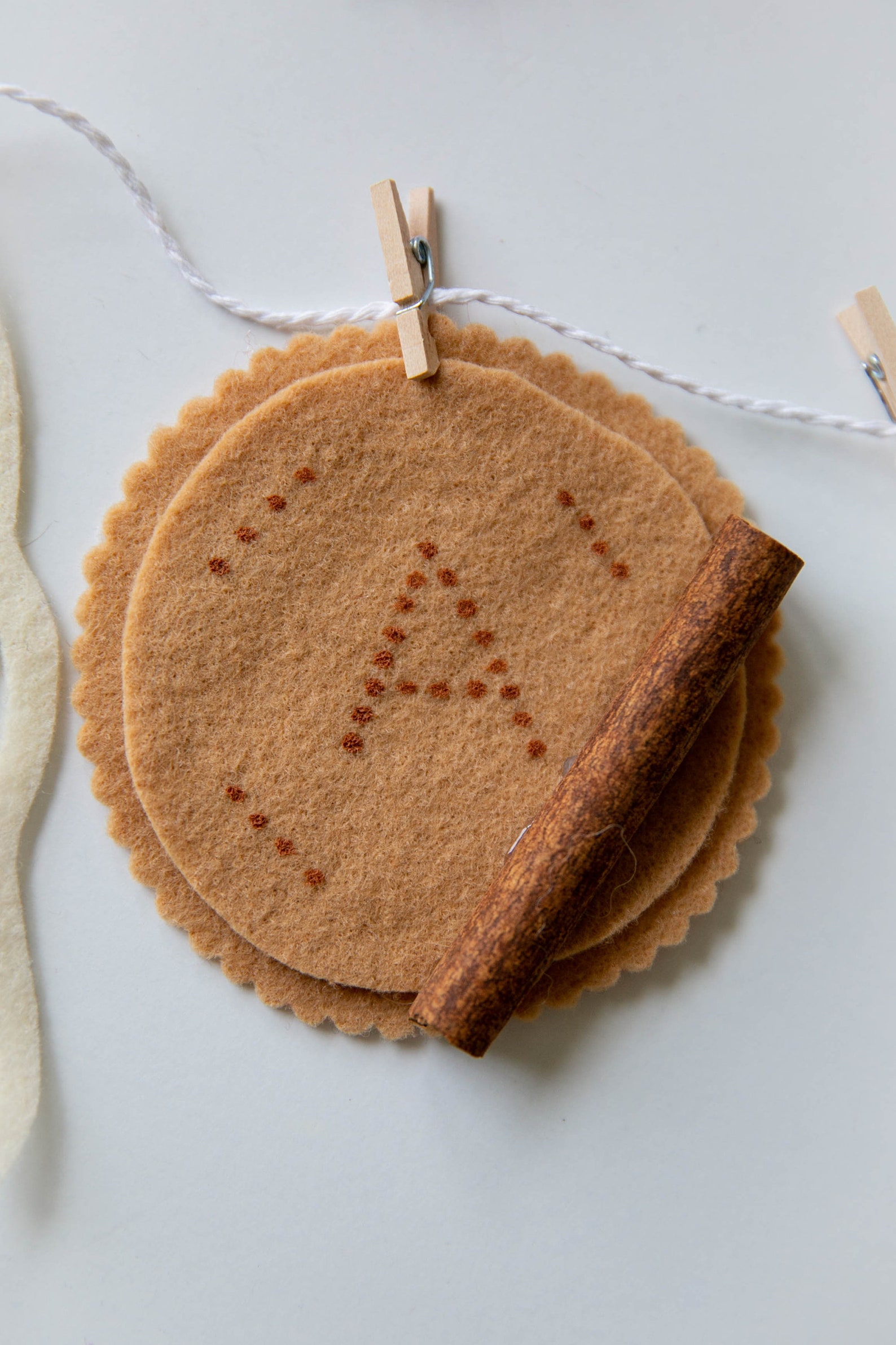 Apple Pie Fall Baking Miniature Felt Clothesline Autumn Banner Bakery ...