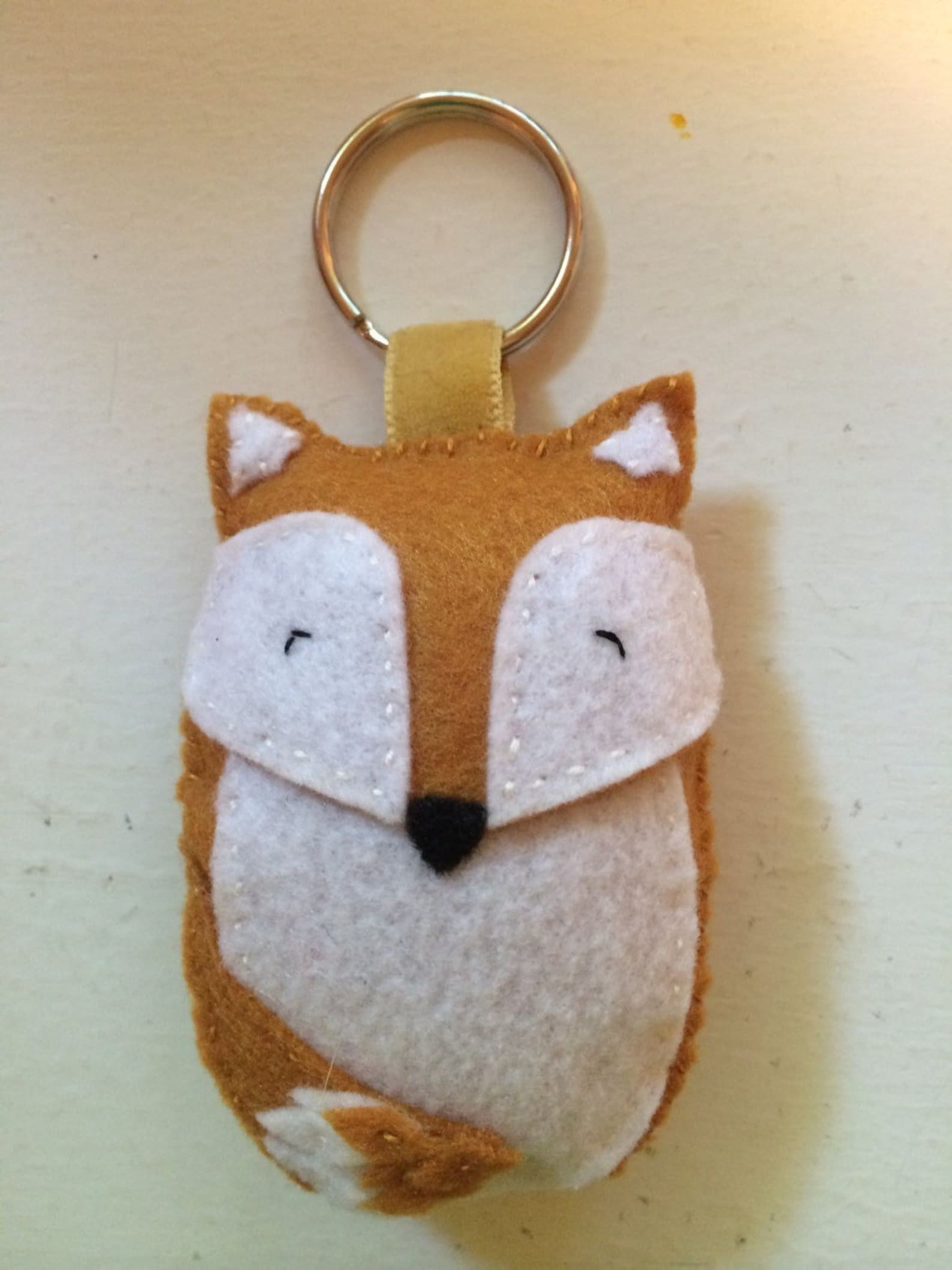 Felt Fox Keychain - Etsy