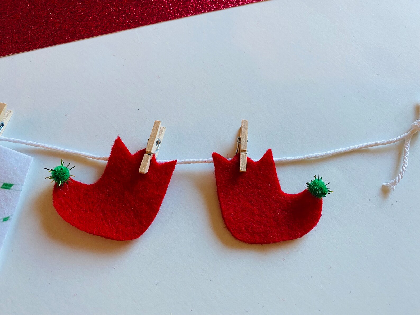 Elf Laundry Clothesline Christmas Decoration - Etsy