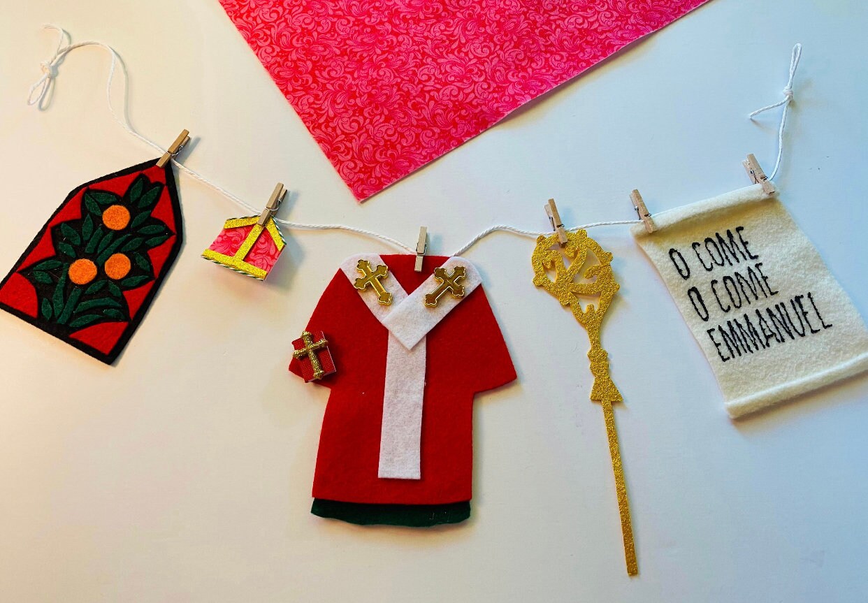 Saint Banners Bundle of Saint Nicholas, Saint Valentine, & Saint ...