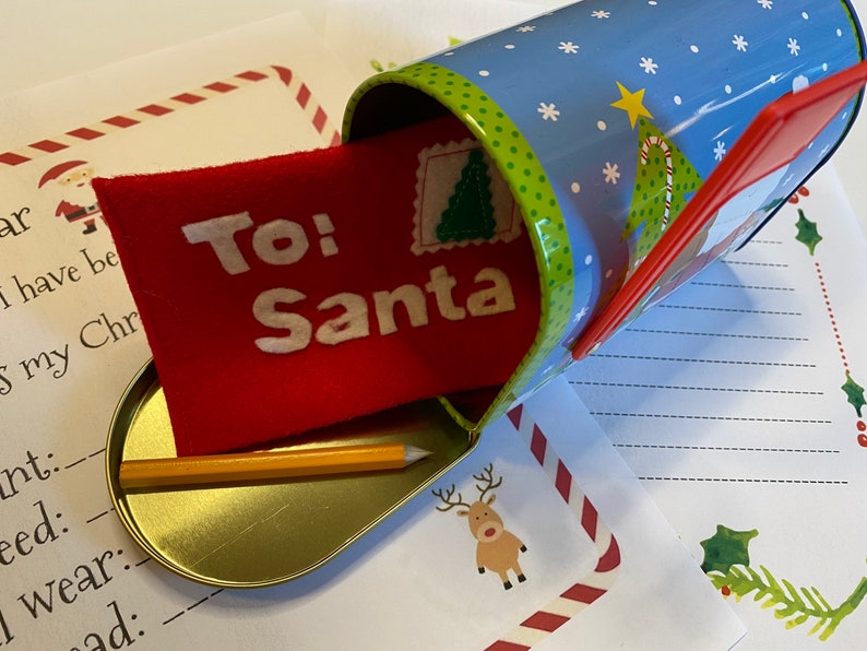 Letter Writing Kits for Children to Send Letters to Santa and - Etsy