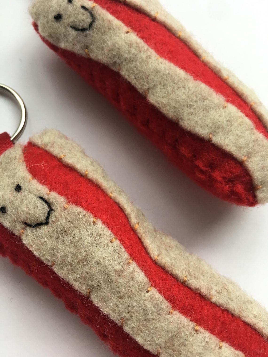 Bacon Keychain - Etsy