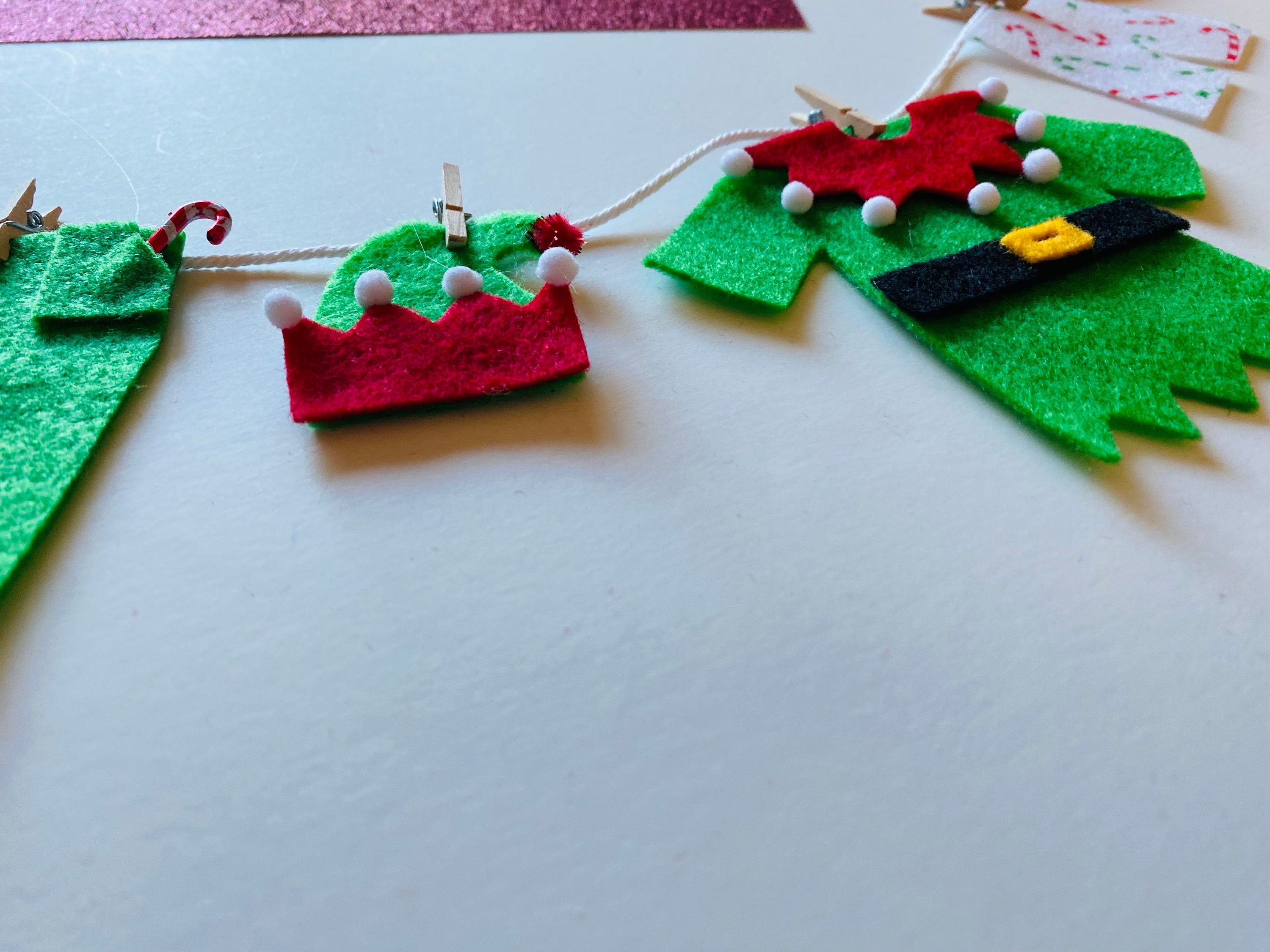 Elf Laundry Clothesline Christmas Decoration - Etsy
