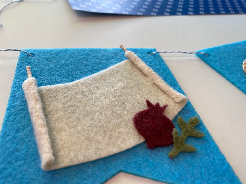Hanukkah Felt Banner Garland Bunting Wall Hanging Decoration for ...