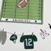 Miniature Felt Football Player's Clothesline Football Banner Garland ...