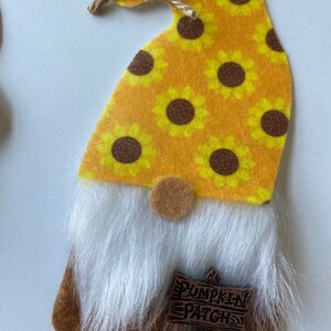 Set of 3 Fall Gnome Banners for September October November, Felt Autumn ...